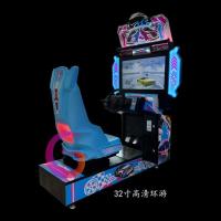 China New Outrun 32 Inch Screen Arcade Racing Simulator Driving Simulator Arcade Machine for sale