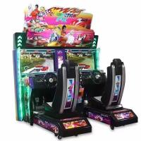 China Commercial Arcade Car Racing Machine 500W 2 Person Arcade Machine Easy Operated for sale