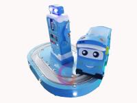 China Children Train Kiddie Rides Coin Operated Train Ride With Track Colorful Lights for sale