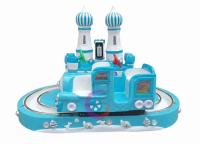 China Fiberglass Double Seats British Train Kiddie Rides Coin Operated Amusement Rides for sale