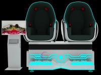 China Two Seats 9D Virtual Reality Cinema Chair VR 9d Game Machine   2 Players for sale