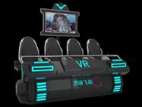China Electric Motion Platform 4 Seats 9D VR Chair Virtual Reality Game Machine Family Entertainment for sale