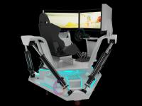 China 6 Dof 3 Screens 9D VR Racing Car Simulator VR Arcade Equipment CE Certificate for sale