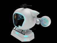 China Indoor Shopping Mall Helicopter Arcade Machine VR Small Plane For Children 1.5KW for sale