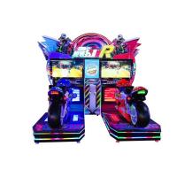 China 2 Players Motorcycle Racing Arcade Machine 250W Arcade Entertainment Equipment for sale