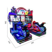 China 2 Players Motorcycle Racing Arcade Machine 250W Arcade Entertainment Equipment for sale