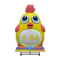 China Customized Color Coin Operated Car Kiddie Ride Swing Game Machine 80W for sale
