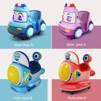 China Cute Cartoon  Coin Operated Amusement Rides Fiberglass For Kids Older Than 1.5 Years for sale