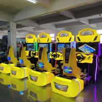 China Coin Operated  2 Players Car Racing Game Machine  32 Inch Video for sale