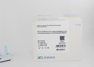 China Cardiovascular CTnI Combo Rapid Test Kit With Myo CK-MB for sale