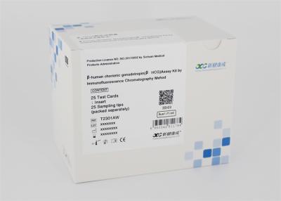 China serum POCT Beta Hcg Test Kit Test Point Of Care Sex Hormone Detection for sale