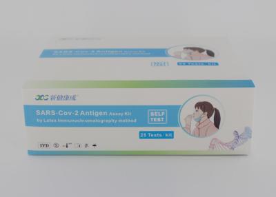 China IVD 8mins SARS-CoV-2 Saliva Antigen Rapid Test Kit For Nasopharynx for sale