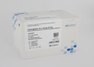 China Assay Combo Hba1c Rapid Test Kit 4% Linear Range Immunofluorescence Chromatography for sale