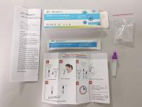 China Self Testing Nasopharynx Saliva Antigen Rapid Test Kit With 1Pcs / Box for sale