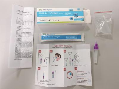China SARS CoV 2 Antigen Antibody Detection Rapid Self Test Kits By Saliva As Specimen for sale