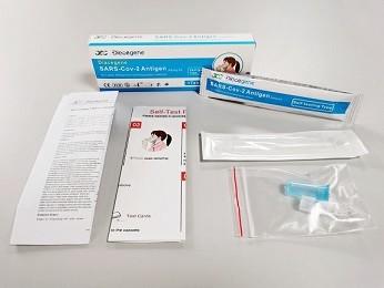 China T4001W SARS Latex CoV 2 Antigen Rapid Self Test Kits By Nasal Swab Sample for sale
