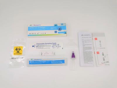 China Covid 19 Saliva Antigen Rapid Test Kit Sars-Cov-2 Saliva Swab Kit for sale