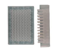 China OEM Transparent Half Skirted PCR Plate 0.1ml Other Synthesis Consumables for sale