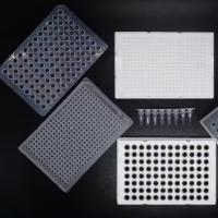 China OEM Other Synthesis Consumables Transparent Half Skirted PCR Plate for sale