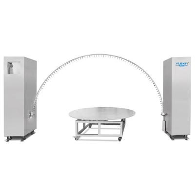 China R1400 mm Simple Swing Pipe Water Spray Test Chamber 220V 50HZ With Flow Sensor for sale
