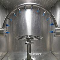 China IPX3-4 Rain Spray Test Equipment with Tempered Glass Viewing Window for sale