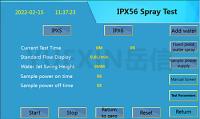 China IPX5 IPX6 Waterproof Test Chamber with 7-inch Touch Screen PLC and IEC60529 Standard Compliance for sale