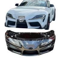 China Second-Hand Front Bumper for Toyota MK5  A90 B58 Supra Car Accessories Car Bumper for 2020 Supra with Radiator and Headlights for sale