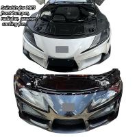 China Second-Hand Front Bumper for Toyota MK5  A90 B58 Supra Car Accessories Car Bumper for 2020 Supra with Radiator and Headlights for sale