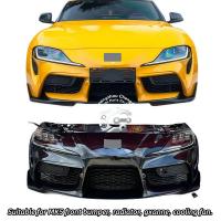 China Second-Hand Front Bumper for Toyota MK5  A90 B58 Supra Car Accessories Car Bumper for 2020 Supra with Radiator and Headlights for sale