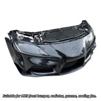 China Second-Hand Front Bumper for Toyota MK5  A90 B58 Supra Car Accessories Car Bumper for 2020 Supra with Radiator and Headlights for sale