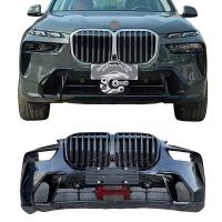China For BMW Original Front Nose Assembly X7 G07 ABS Material Front Bumper Grille Headlight Fog Lamp Water Tank Frame Condenser Beam for sale