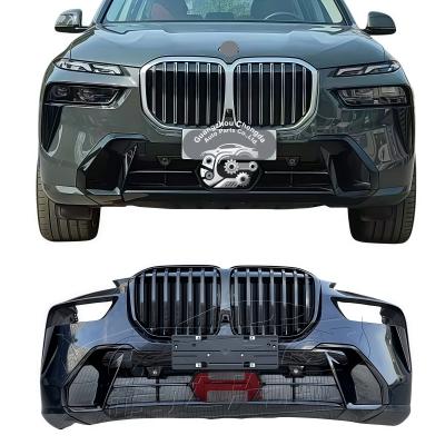 China For BMW Original Front Nose Assembly X7 G07 ABS Material Front Bumper Grille Headlight Fog Lamp Water Tank Frame Condenser Beam for sale