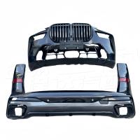 China For BMW Original Front Nose Assembly X7 G07 ABS Material Front Bumper Grille Headlight Fog Lamp Water Tank Frame Condenser Beam for sale