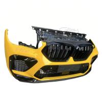 China Original Used for BMW X4 MF98 2020 Front Bumper Assembly with Head Light Washer Cap Cover Accessories in Carbon Material for sale