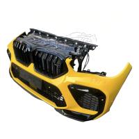 China Original Used for BMW X4 MF98 2020 Front Bumper Assembly with Head Light Washer Cap Cover Accessories in Carbon Material for sale