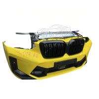 China Original Used for BMW X4 MF98 2020 Front Bumper Assembly with Head Light Washer Cap Cover Accessories in Carbon Material for sale