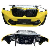 China Original Used for BMW X4 MF98 2020 Front Bumper Assembly with Head Light Washer Cap Cover Accessories in Carbon Material for sale