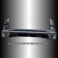 China For BMW G05 X5 Universal Exhaust Muffler Tips Stainless Steel Tail Throat Front Rear Bumper Parts Titanium Tail Lip Universal for sale