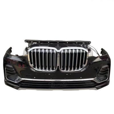 China Front Bumper Assembly with Grill for BMW X7 G07 Pre-LCi 2019 - 2022 Lux Line, Direct Fit Radiator Electronic Fan for sale