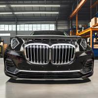 China Front Bumper Assembly with Grill for BMW X7 G07 Pre-LCi 2019 - 2022 Lux Line, Direct Fit Radiator Electronic Fan for sale