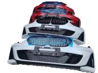China High Quality Wholesale Wear Car Abs Body Kit for BMW 1 Series Bright Black Front Bumper Rear Bumper for sale