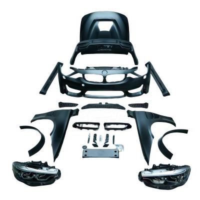 China High Quality M3 Style Iron Fenders Body Kit for BMW 3 Series F30 Front Rear Bumper & Side Skirts Upgrade Condition Used for sale