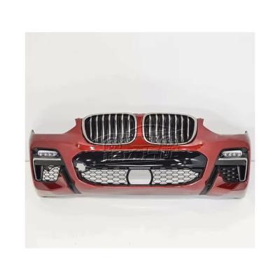 China Front Bumper for BMW X3 X4 G01/G02 Body Kit with Radiation Front Nose Cut Complete Front Original Front Face Front End for sale