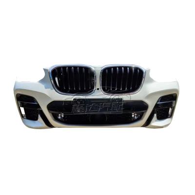 China Genuine Car Bumpers for BMW X3 G01 Facelift X3M Front Car Bumpers Grille Rear Diffuser Rear Lip Exhaust Pipe Tips Body Kits for sale
