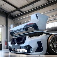 China New Style X4 Series G02 for BMW X4M Body Kit Front Bumper Grille Over Fender Rear Bumper Roof Spoiler Made of Durable Plastic for sale