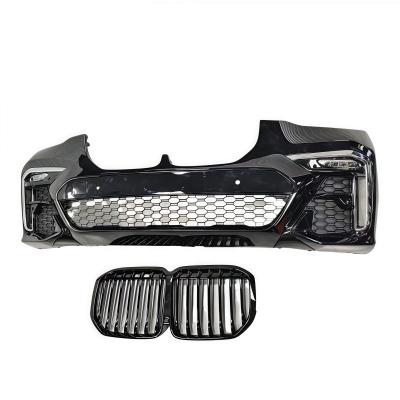 China High Quality for BMW X7 G07 Front Safety Bumper Grille Assembly Used Hot Sale Radar Front Nozzle Heat Diffuser Fan Car Bumpers for sale