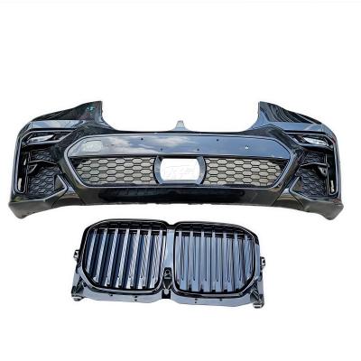 China High Quality Plastic Rear Bumper Cut-Outs for X7 G07 Car bumper Car with LED Headlights Front Grille Electronic Fan Water Tank for sale