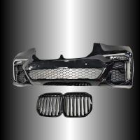 China High Quality Plastic Rear Bumper Cut-Outs for X7 G07 Car bumper Car with LED Headlights Front Grille Electronic Fan Water Tank for sale