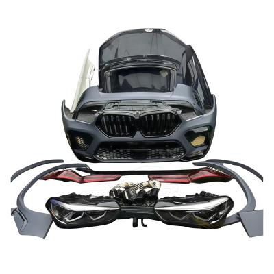 China For bmw X6 2017 Upgrade to 2024 Older Models X6 to Upgrade the New Model Surround Kit Including Headlights Car Bumpers for sale