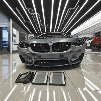 China High Quality Used for BMW M3F80 M4F82 F83 Front Bumper Assembly and Hood Radiator Auto Accessories Plastic Car Bumper for sale